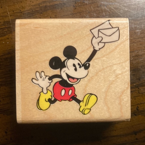 Other | Mickey Mouse Rubber Stamp By Rubber Stampede Love Letter Disney ...